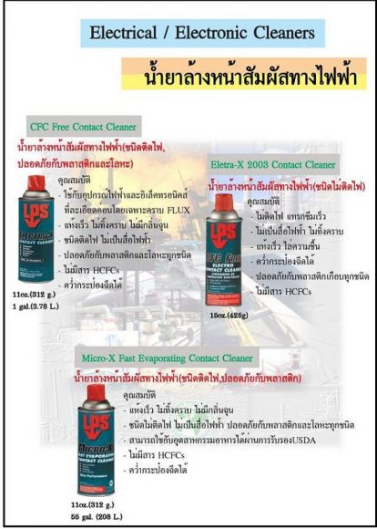 LPS Electra ?x สเปรย์น้ำยาทำความสะอา - SiamShop.com